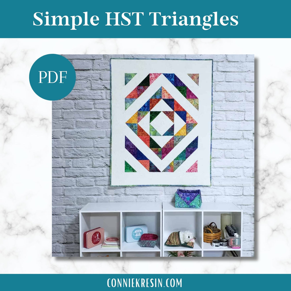 Simple HST quilt PDF – Connie Kresin Campbell