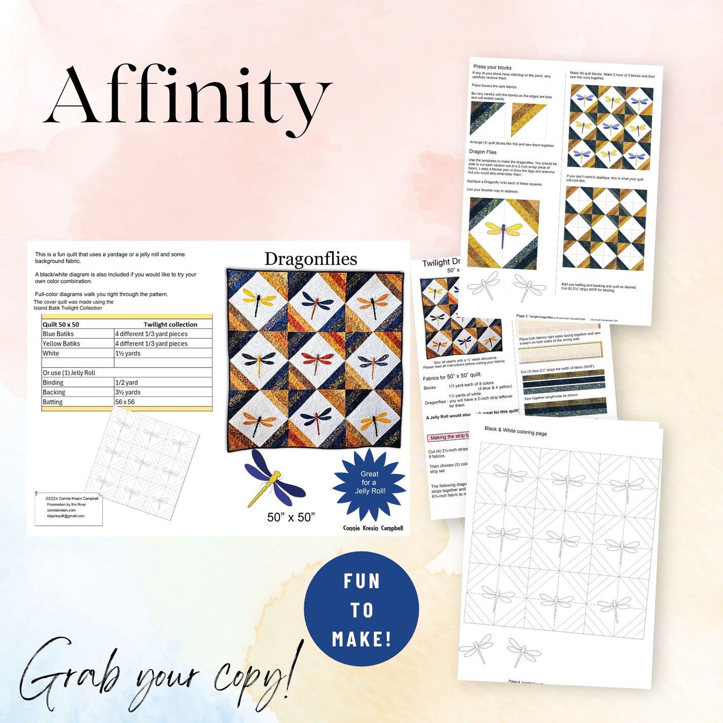 Affinity Quilt PDF – Connie Kresin Campbell